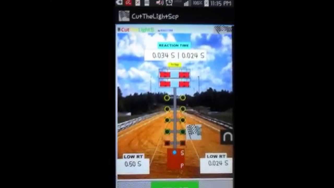 Cut The Light Drag Racing Starting Line Challenge! - YouTube