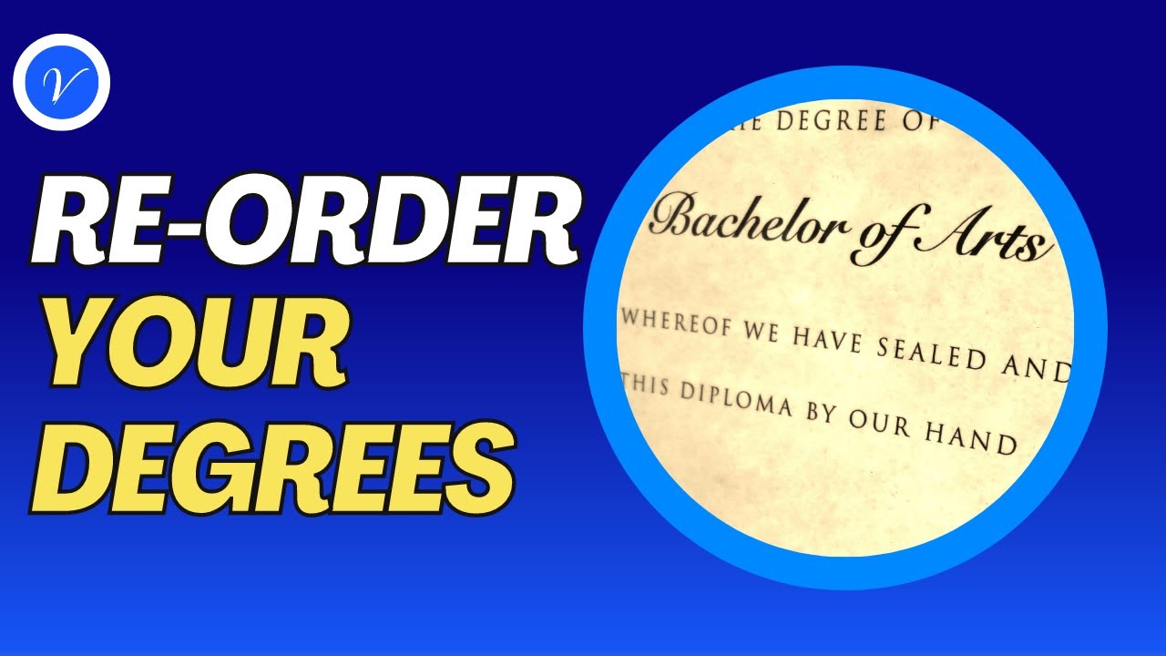 Order & Re-order your Degrees and Change the Sequence - YouTube