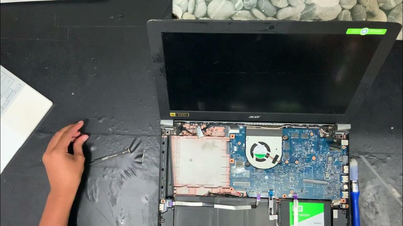Replace thermal paste and fan cleaning Acer Aspire V15 Nitro Aspire VN7-572G-57N0 - YouTube