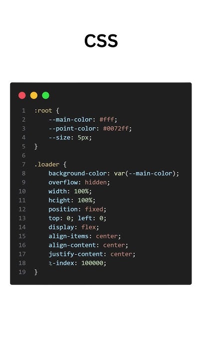 8/100 CSS Animation: CSS Loader with dots #shorts - YouTube