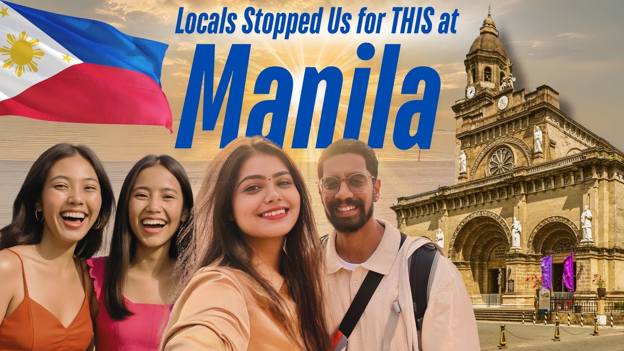 Manila, Philippines local tour for Indians | Series 06 🇵🇭 - YouTube