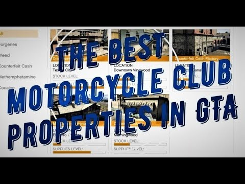 GTA 5 Best Motorcycle Club Properties And Extras - YouTube