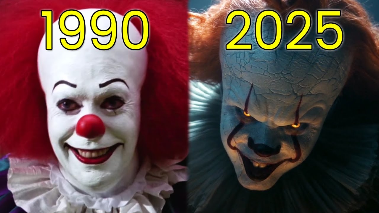 Evolution of Pennywise "IT" in Movies & TV (1990-2025) - YouTube