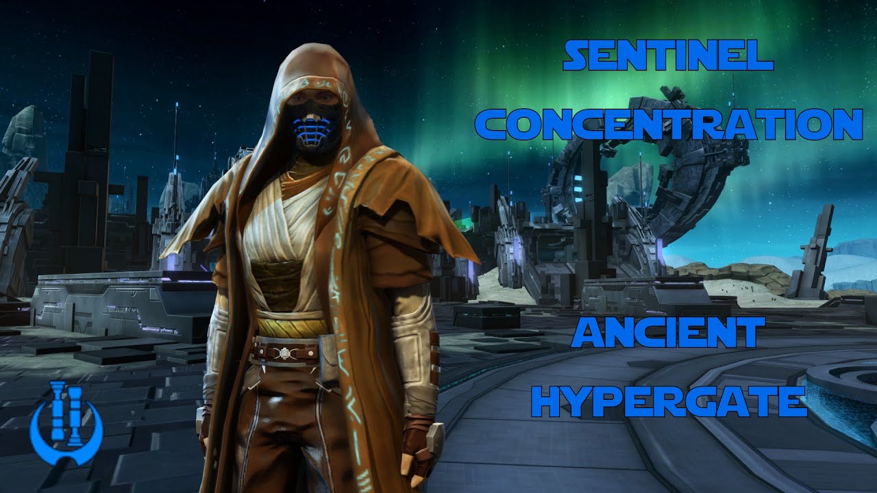 SWTOR - PvP - Sentinel Concentration - Ancient Hypergate - YouTube