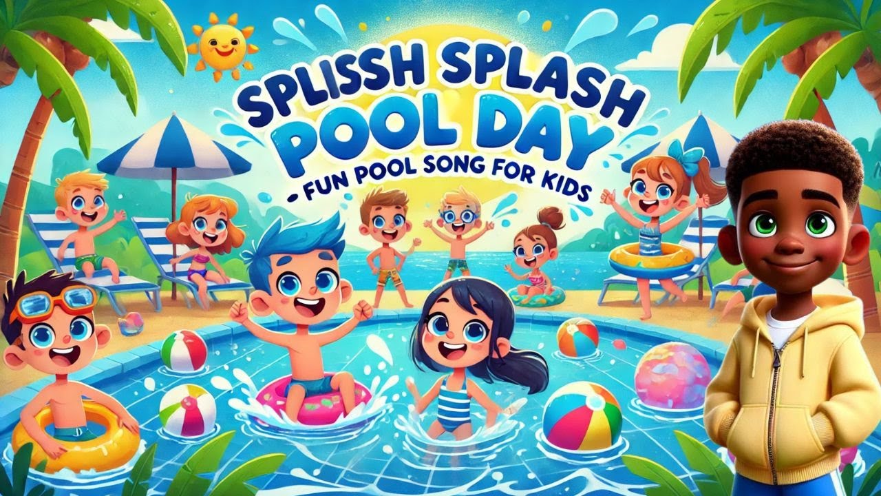 Splish Splash Pool Day 🏊💦 Fun Pool Song for Kids! - YouTube
