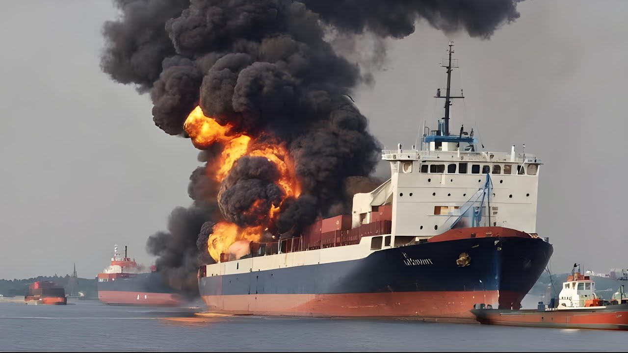 Happened today! Ukrainian Himars M142 blew up Russia's largest cargo ...