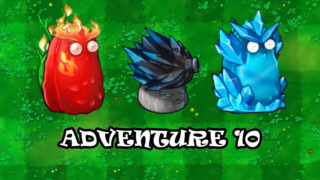 PVZ Plants vs Zombies Fusion - Adventure Level 10 | Gameplay ...