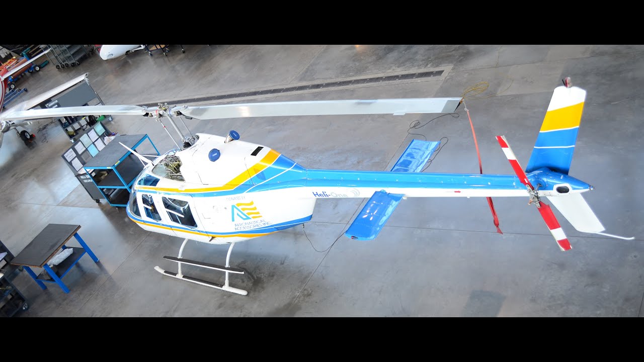 BCIT Aerospace students. Bell 206 100hr inspection. - YouTube