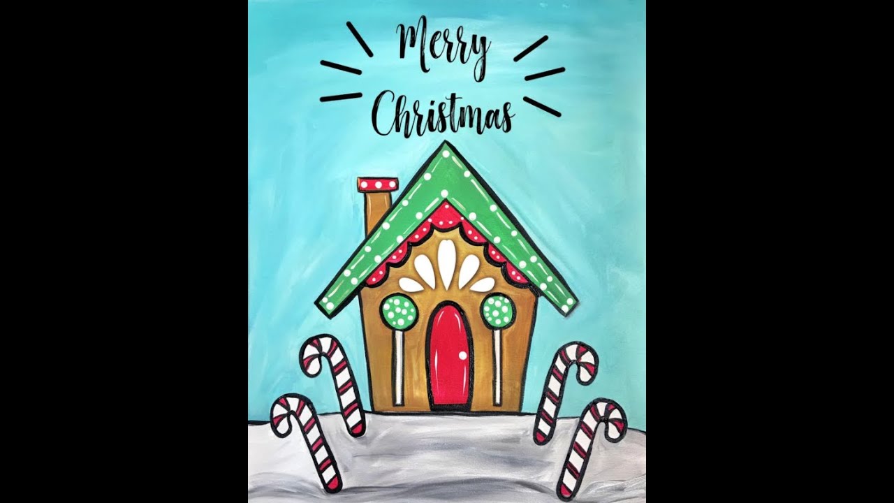 How To Paint A Gingerbread House YouTube how-to-paint-a-gingerbread-house-youtube
