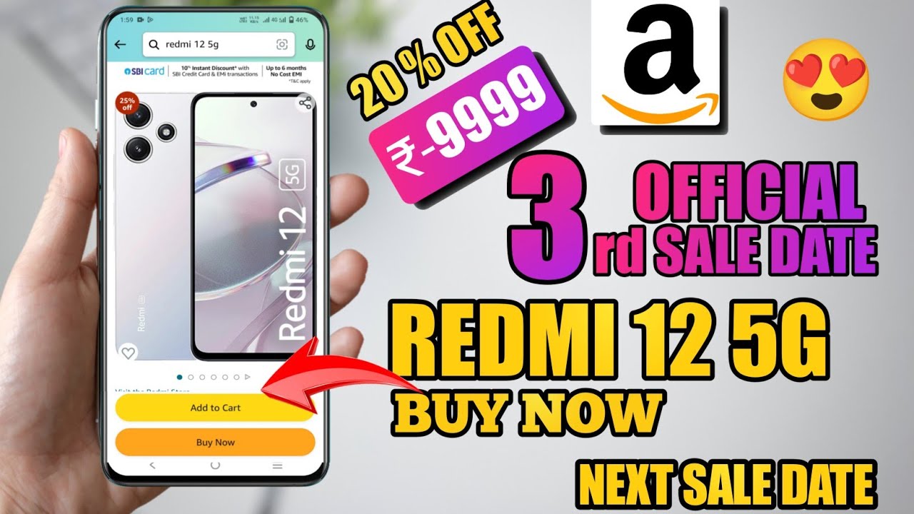 Redmi 12 5G next sale date OFFICIAL| Redmi 12 5g next Amazon sale date ...
