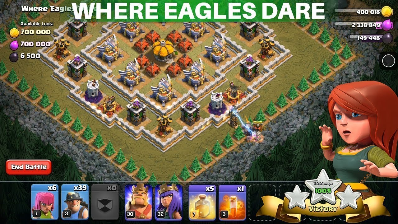 Clash of Clans: New Single Player Map "Where Eagles Dare" 🦅🦅🦅 ...