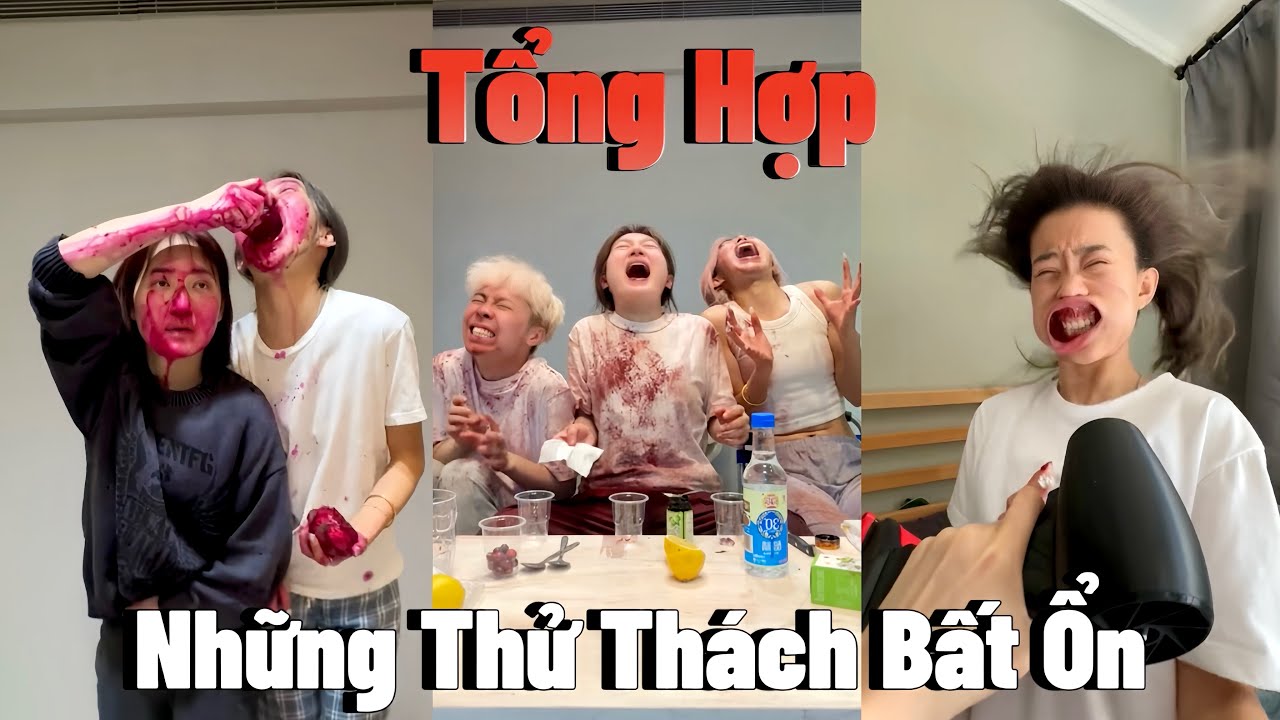 Tổng Hợp Những Thử Thách Bất Ổn | Siêu Hài Hước Mới Nhất (Quỳnh Vịt ...