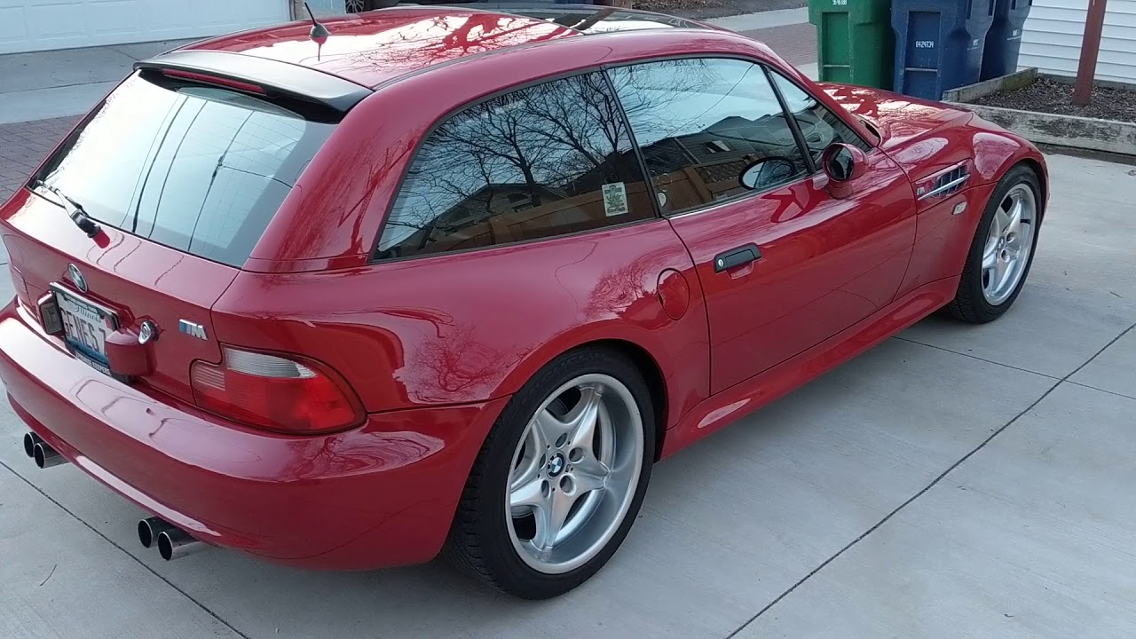 2000 BMW Z3 M Coupe Imola Red Black Nappa - 55K miles - YouTube