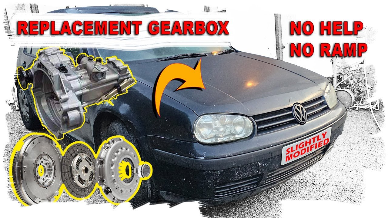 DIY VW Golf MkIV Gearbox and clutch replacement - YouTube