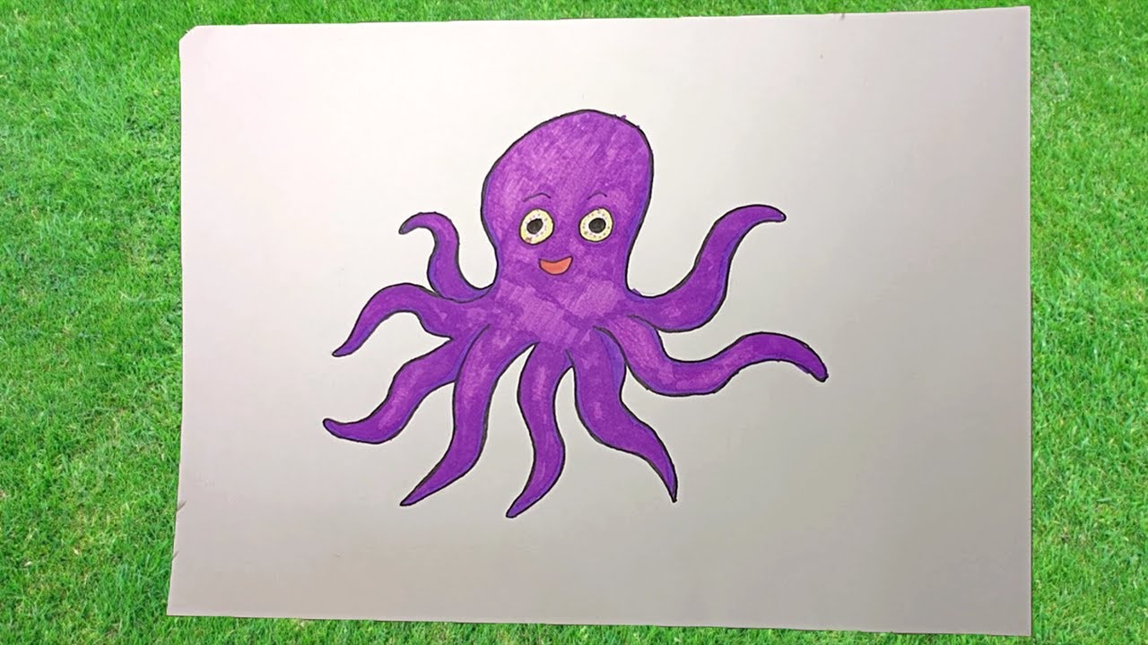 SQUID For You | How To Drawing SQUID - YouTube