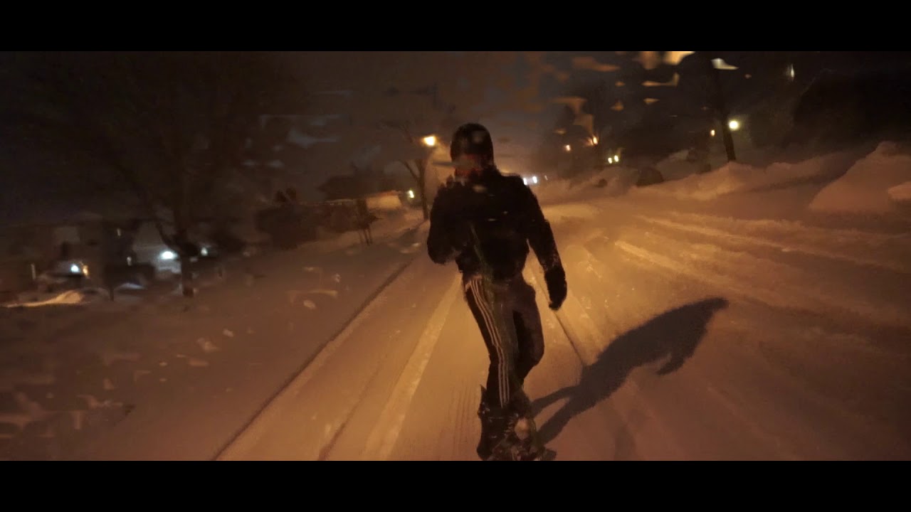 STREET SNOWBOARDING! - YouTube