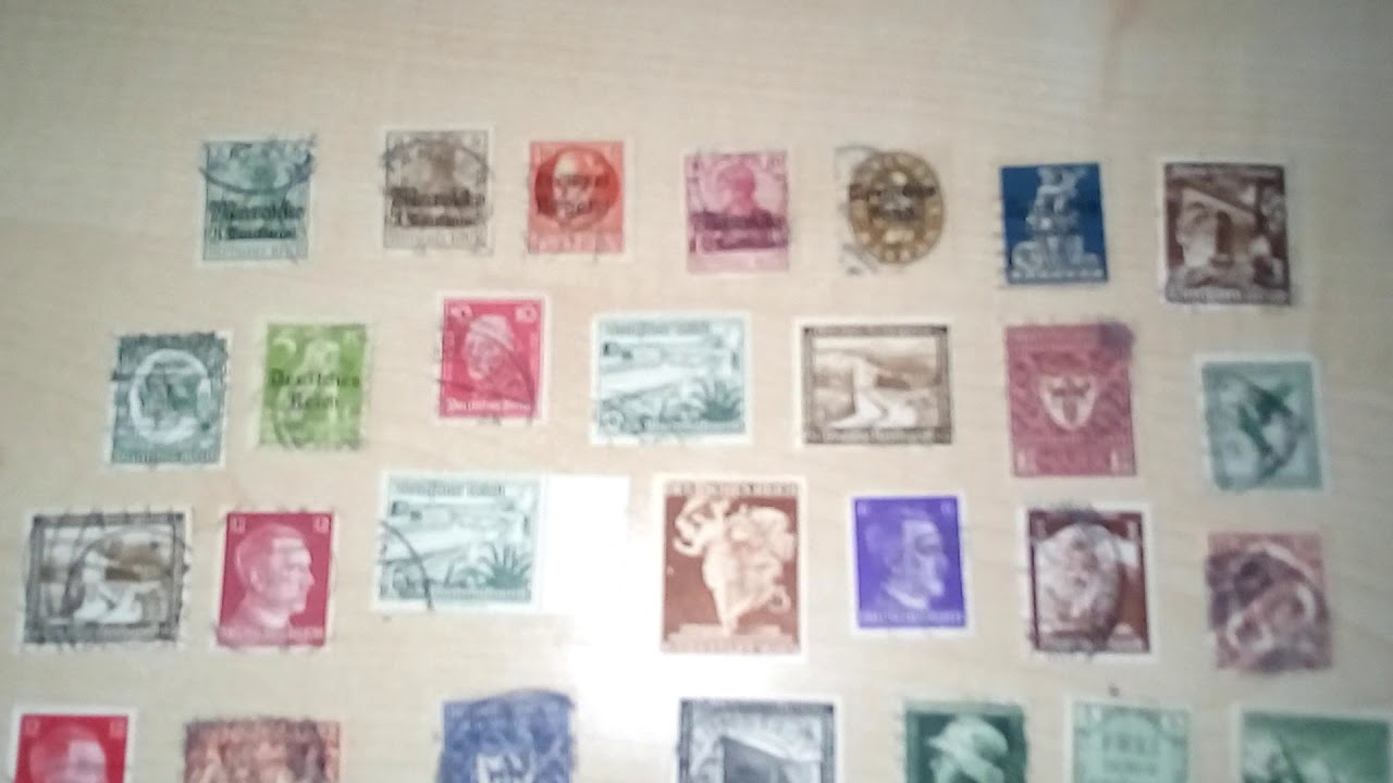 Deutlches Relch stamps - YouTube