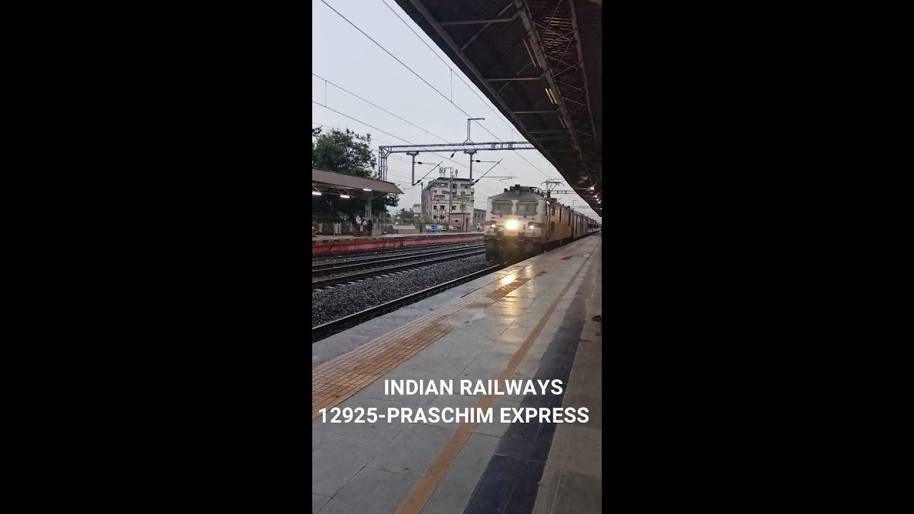 INDIAN RAILWAYS PASCHIM EXPRESS-12925 - YouTube