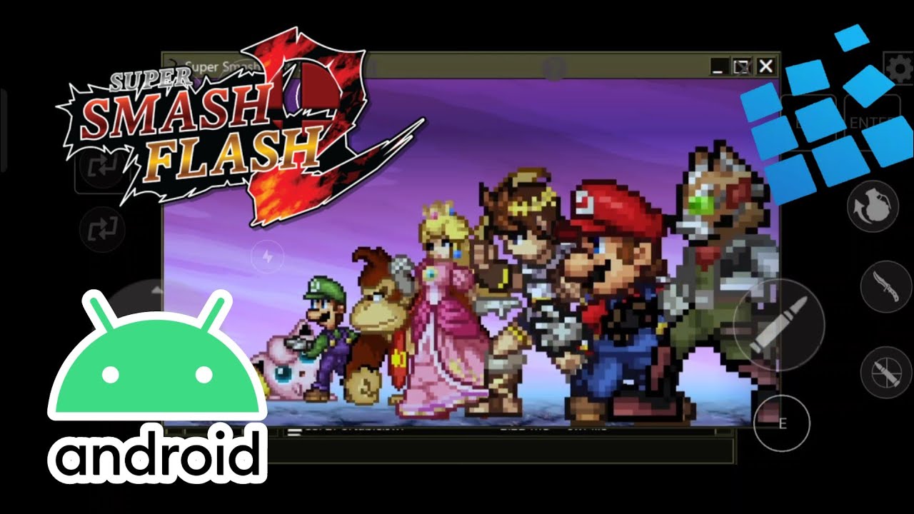 Super smash flash 2 en android Exagear / no entra - YouTube