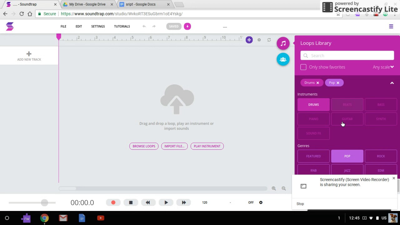 How To Input A Loop Track In Soundtrap YouTube How To Input A Loop Track In Soundtrap YouTube