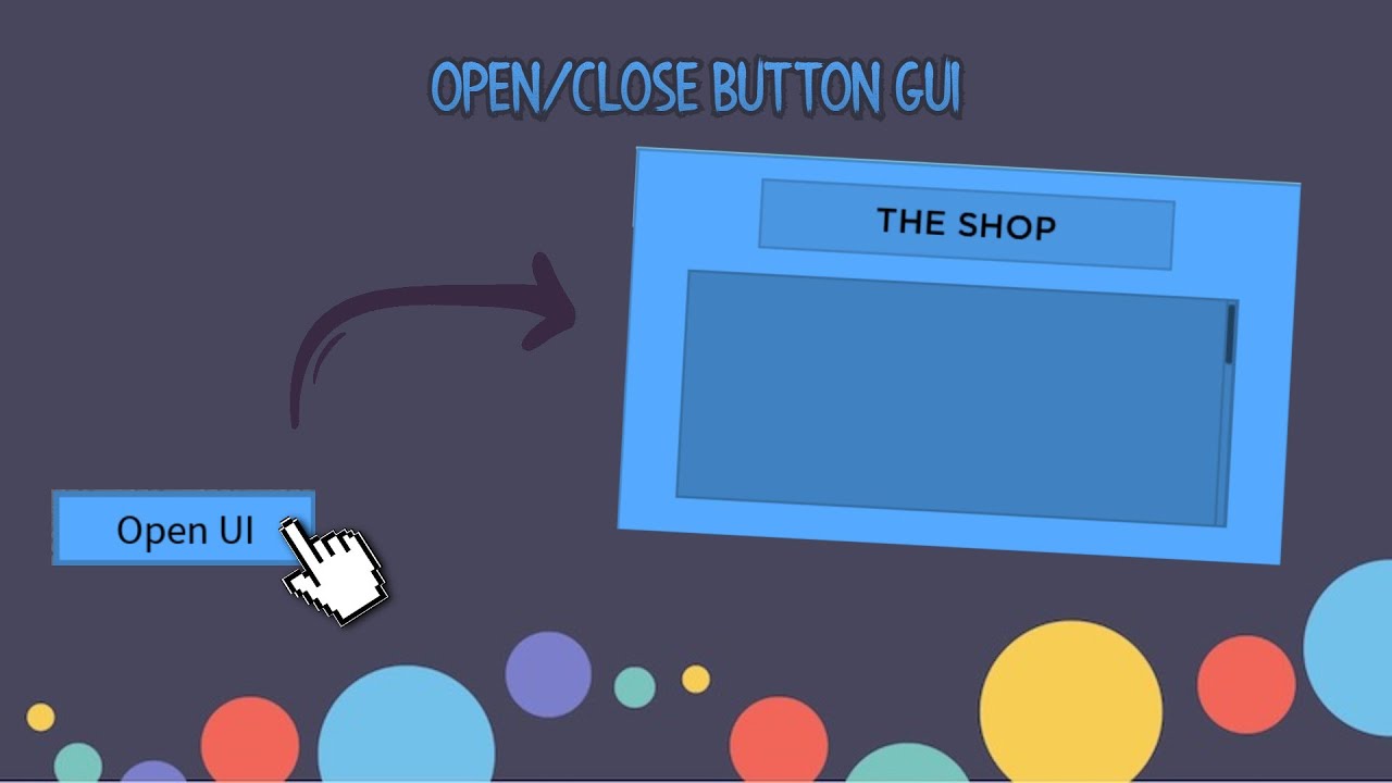 How to make an Open/Close UI in Roblox Studio (EASY) - YouTube
