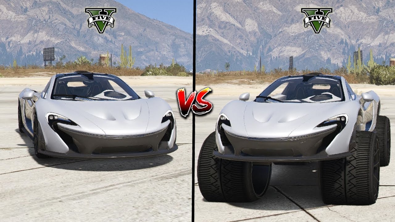 Gta 5 Normal Mclaren Car Vs Gta 5 Monster Mclaren Car - Which Is Best ...