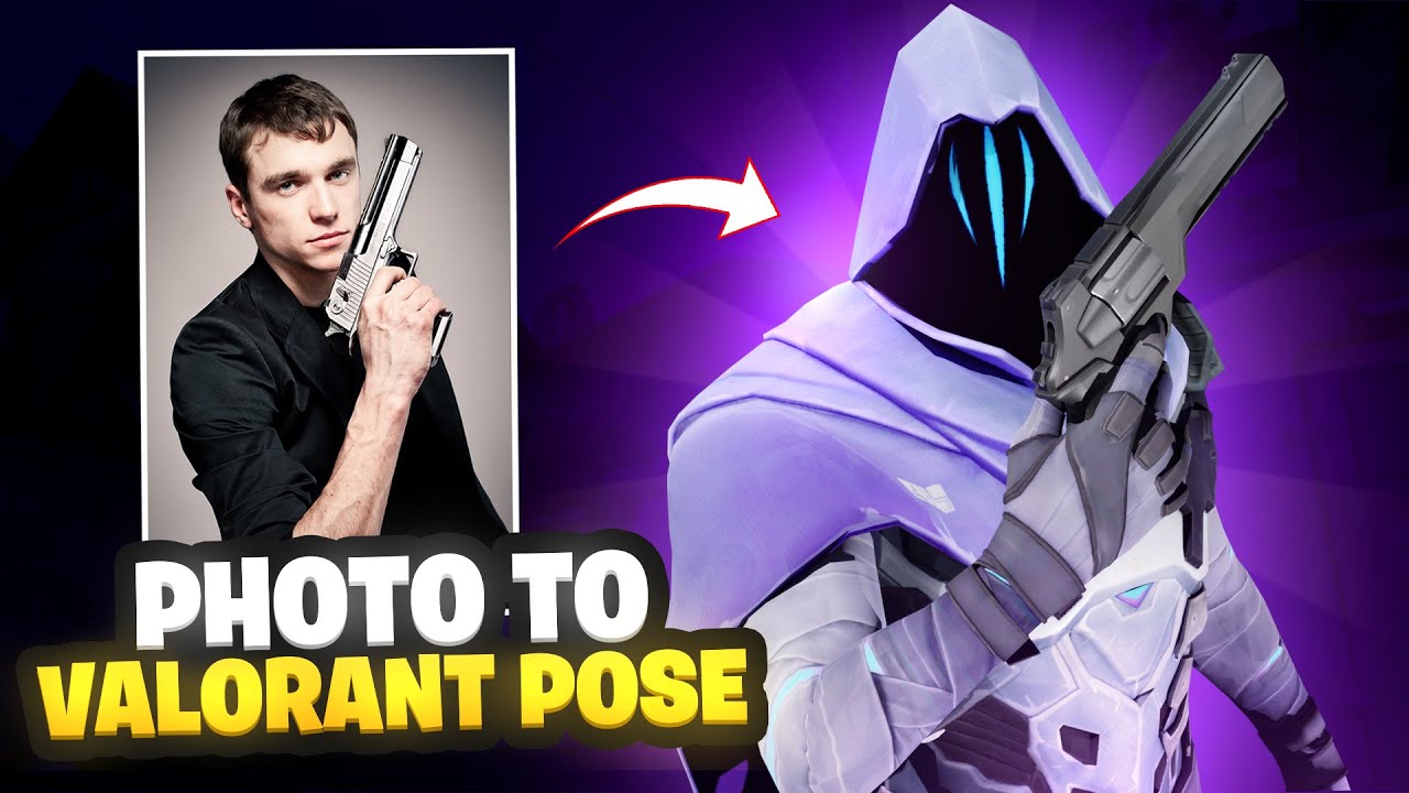 Make your Valorant character pose || 3D Thumbnail Part 1 || Blender ...