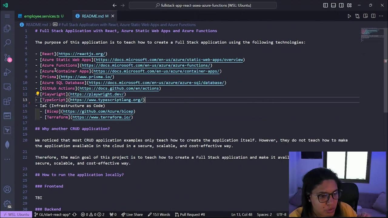 Full Stack Todo App with React, Azure Static Web Apps and Azure Functions - Parte 02 - YouTube