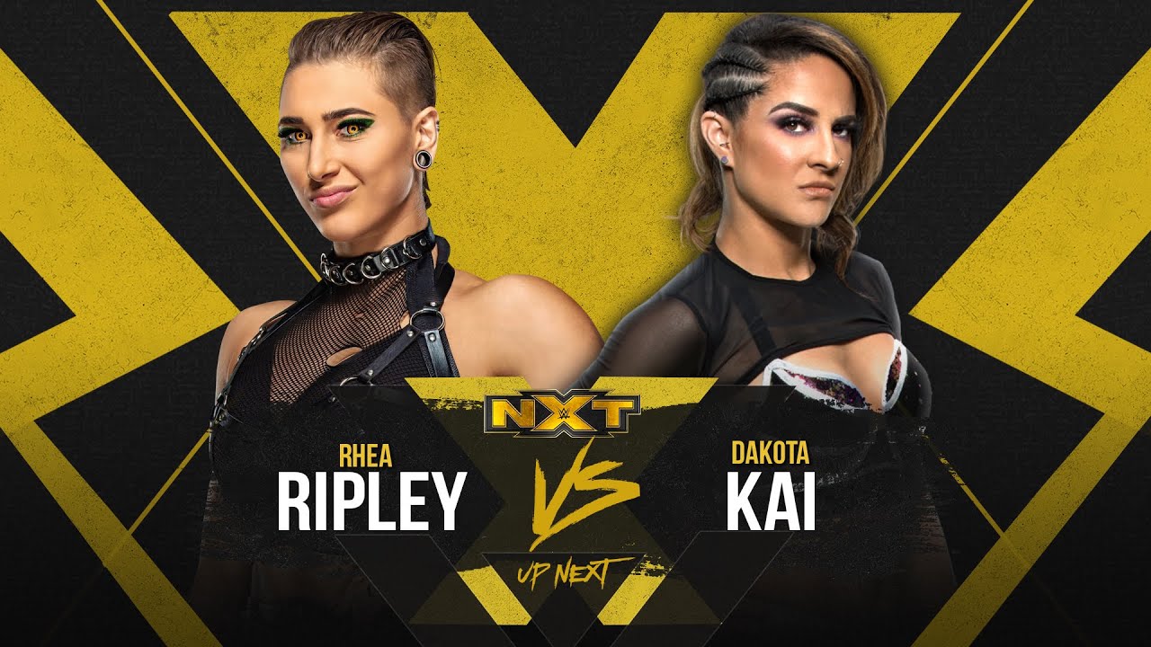 NXT: Dakota Kai Vs Rhea Ripley #NXT #WWE #WWE2K20 - YouTube