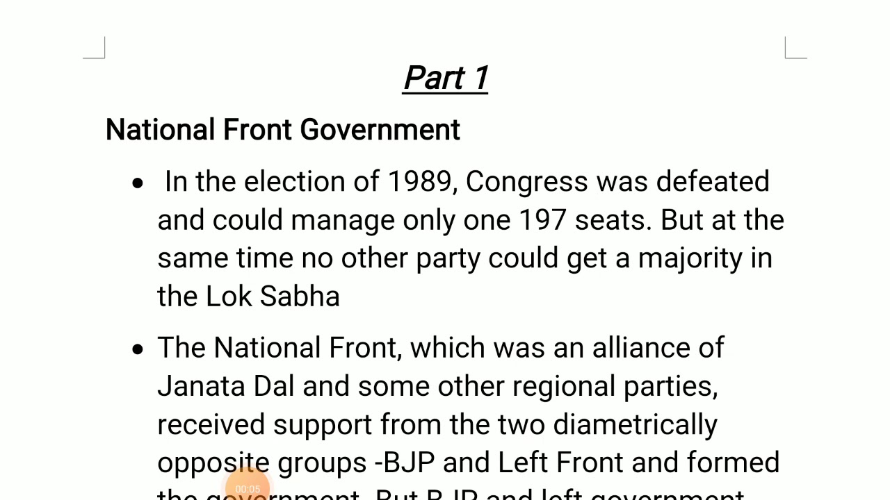 Recent developments in Indian politics (Indian politics trends and ...