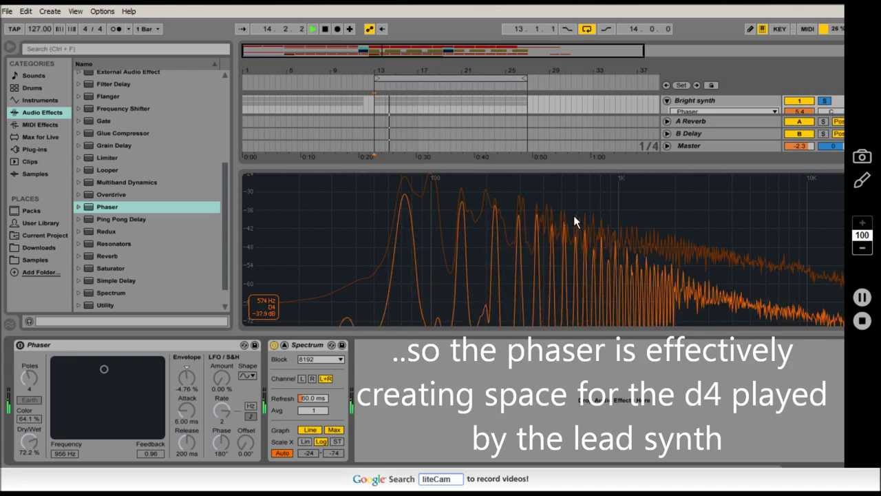 Tutorial: How to use the Phaser in Ableton 9 - YouTube