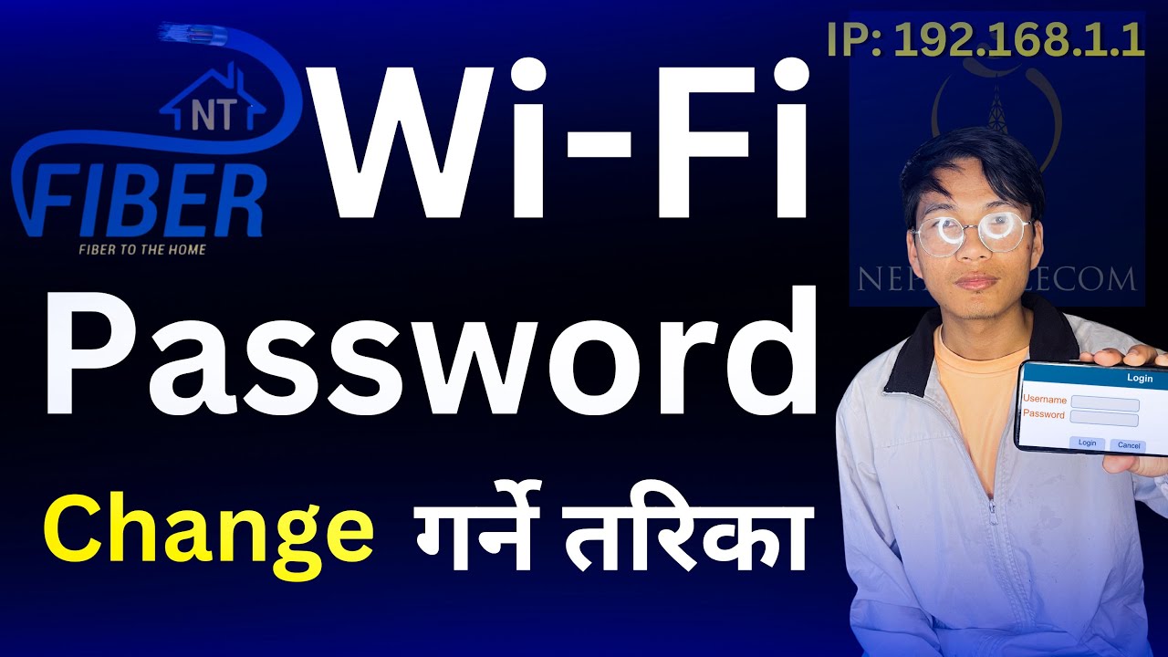 NT Fiber Wi-Fi Password Change Garne Tarika | How To Change NT FIBER ...