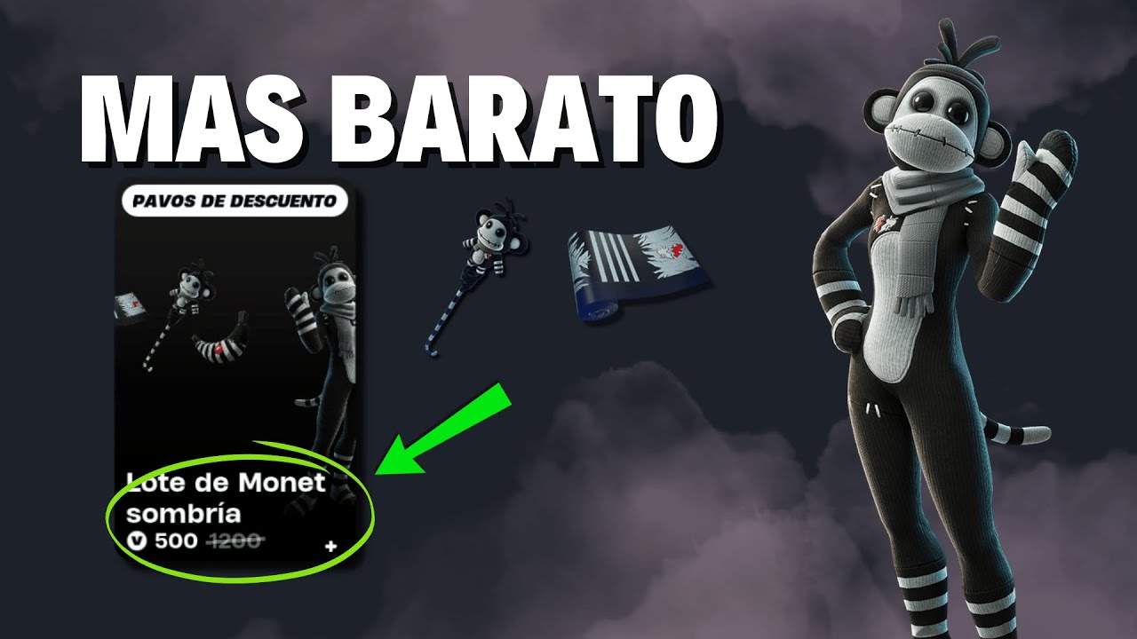 ¿Cómo AHORRAR en el NUEVO lote de Fortnite? Monet Sombria - YouTube