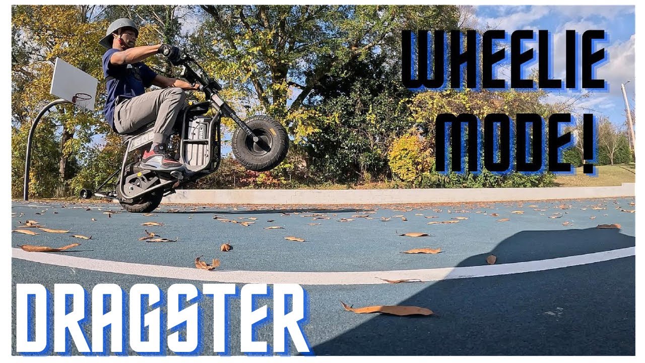 Poppin Wheelies on the EBOX Dragster - YouTube