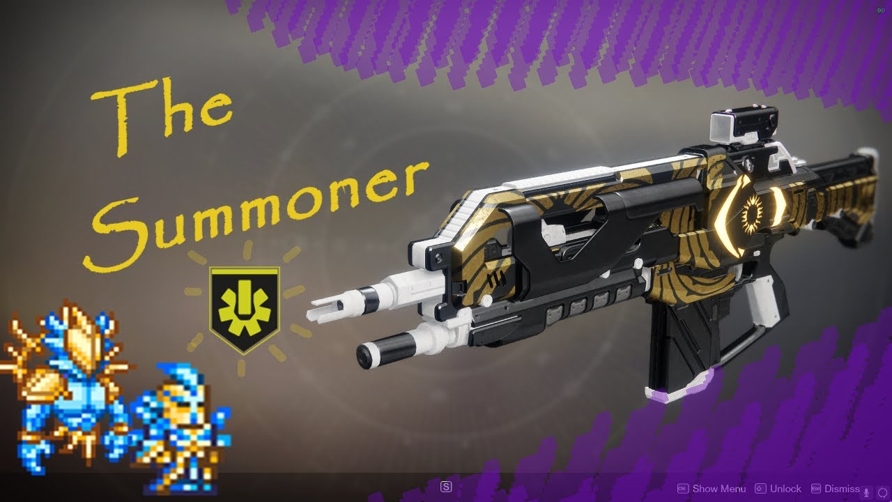 Destiny 2- The Summoner! summons an auto rifle review - YouTube