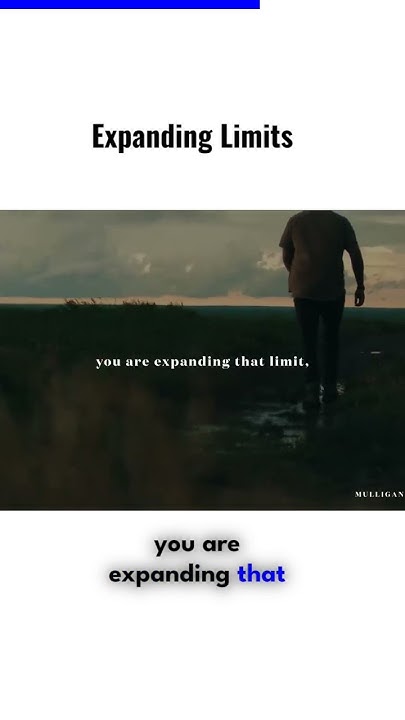 Expanding limits | Conquer your obstacles - YouTube