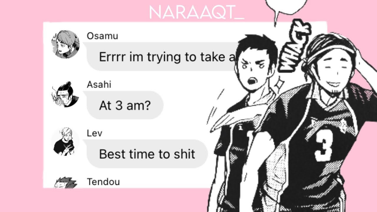 Haikyuu texts | Haikyuu x K-pop x Haikyuu textubers | TOMBOY (pt. 1 ...