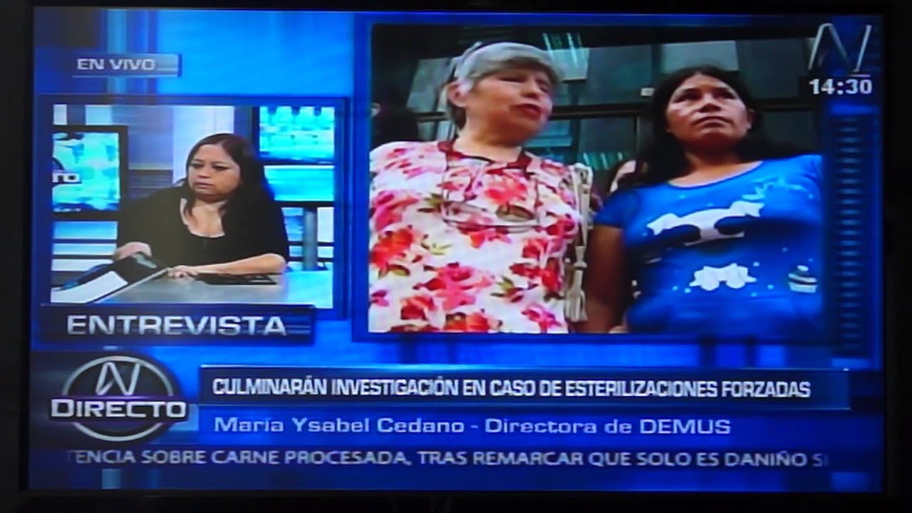 Entrevista a Maria Ysabel Cedano, directora de Demus, en Canal N - YouTube