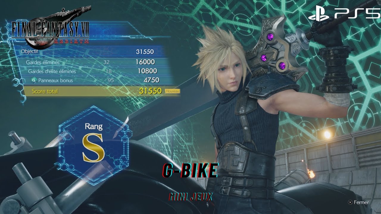 Final Fantasy 7 Rebirth - G Bike / Mini Jeux - PS5 - YouTube