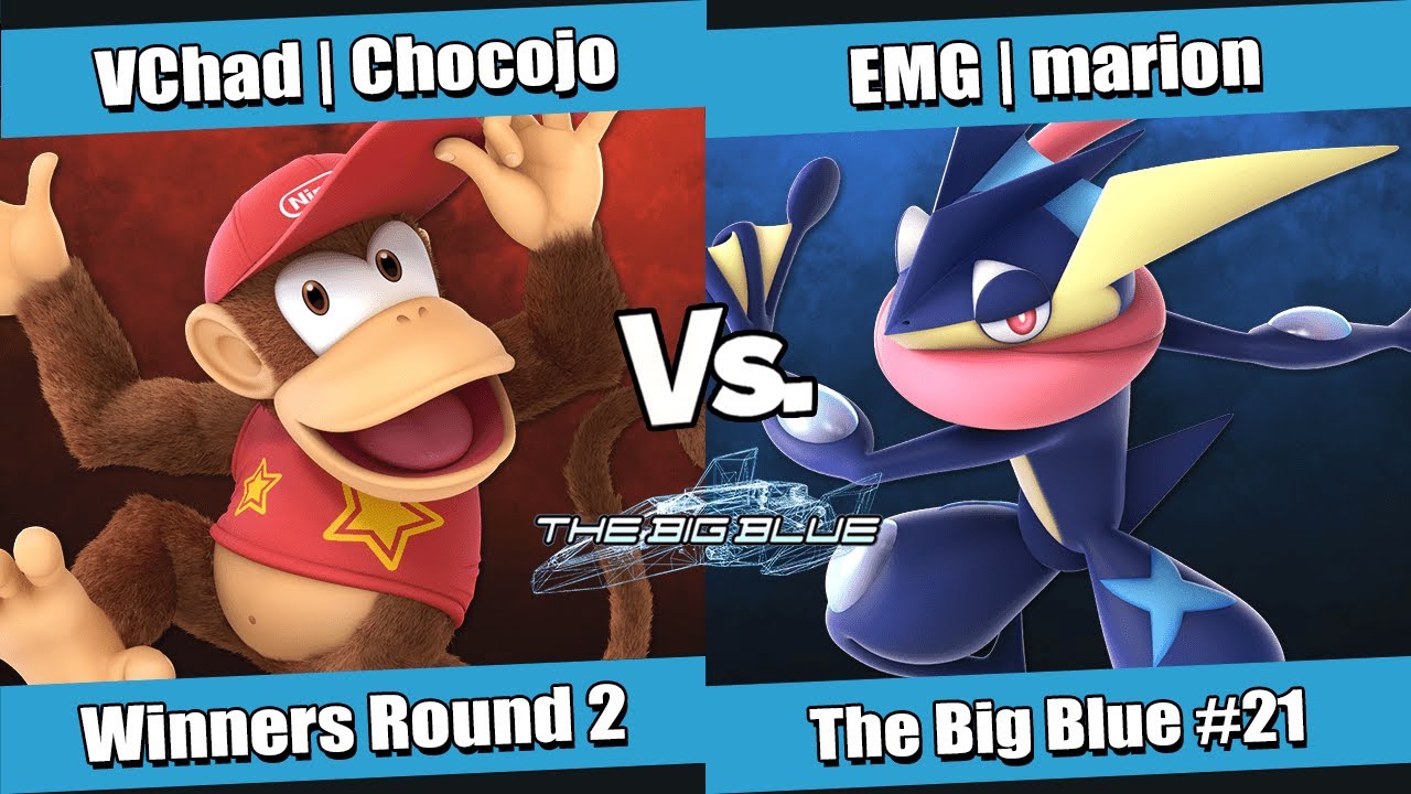 The Big Blue #22 Winners Round 2 - VChad | Chocojo (Diddy Kong, Pikachu ...