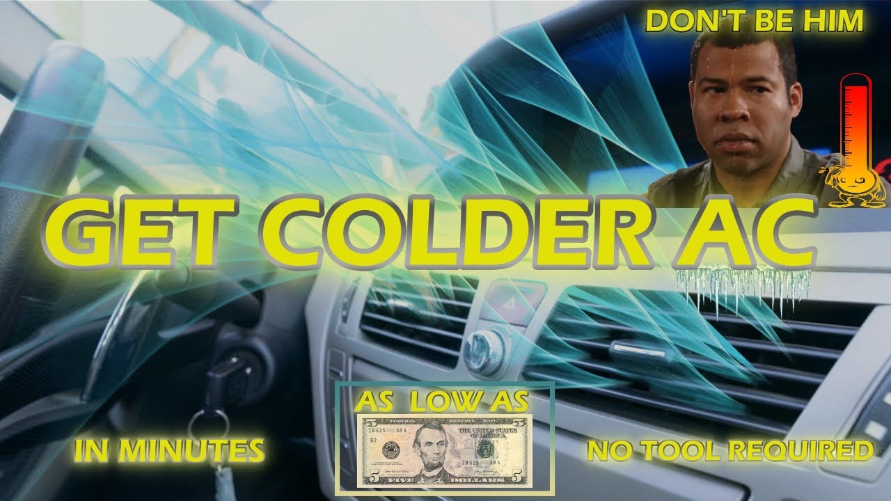 How To Get Cold AC In Any Car, Truck, Or SUV In Minutes! - YouTube