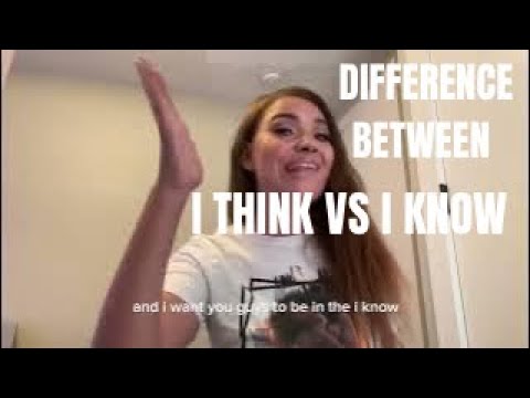Difference between I THINK VS I KNOW | LAW OF ASSUMPTION - YouTube