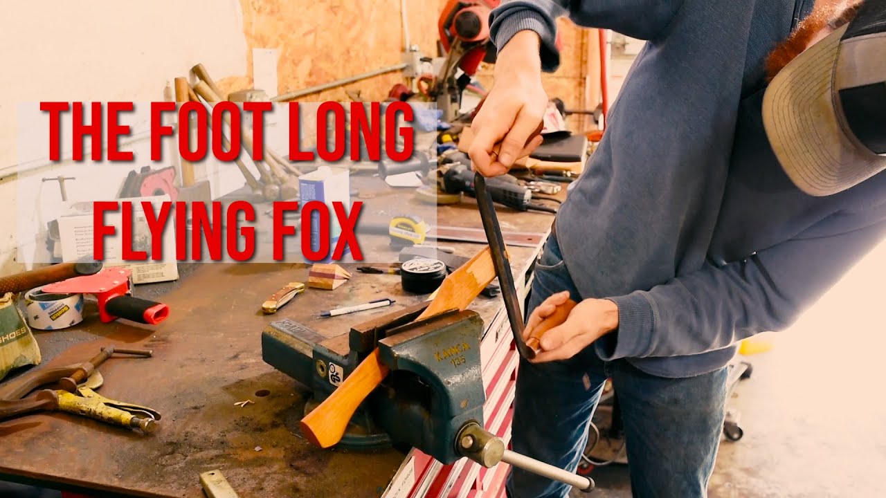 How To Hang An Axe // The Foot Long Flying Fox - YouTube
