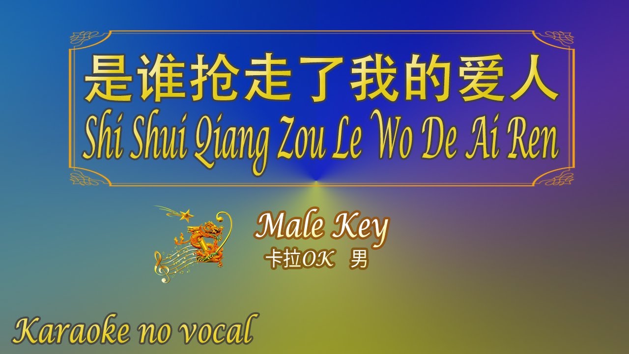 是谁抢走了我的爱人 【卡拉OK (男)】《KTV KARAOKE》 - Shi Shui Qiang Zou Le Wo De Ai Ren ...