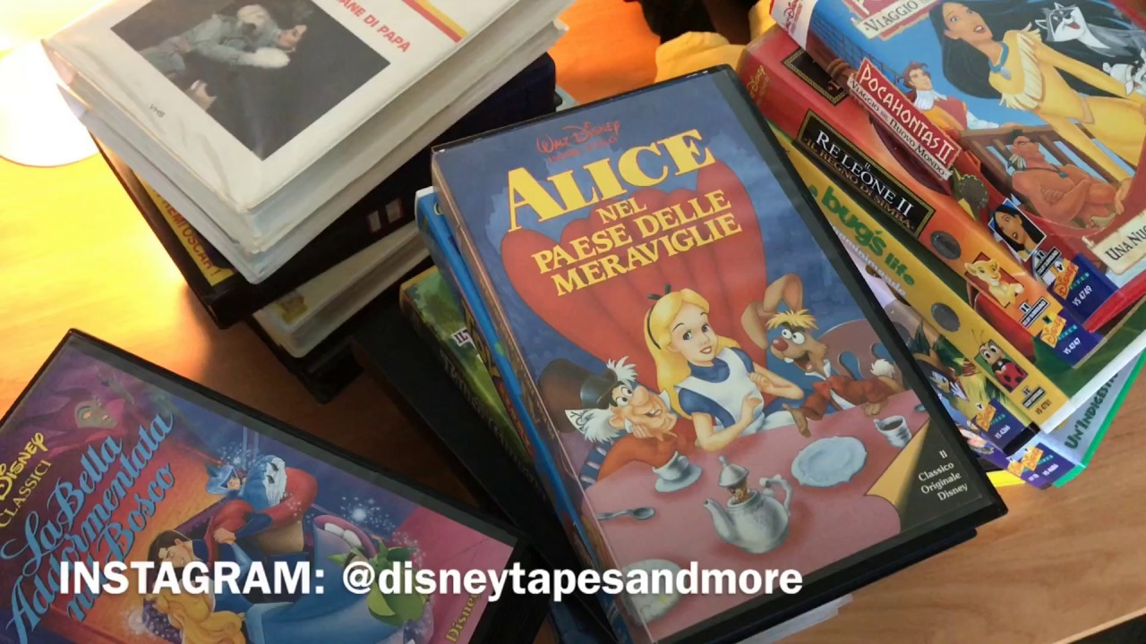 VHS DISNEY: TUTTI I BOX DELLE VIDEOCASSETTE (1/3) - YouTube