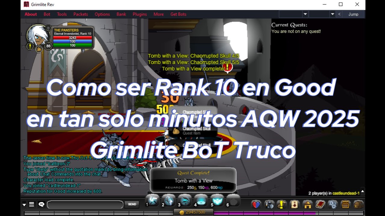Como ser Rank 10 en Good AQW 2025 facil y rapido en tan solo minutos ...