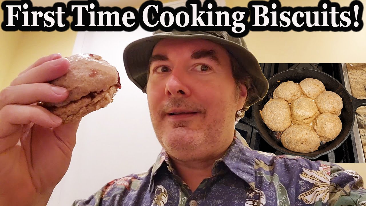 Cooking Video: Making Biscuits For the First Time From Scratch then ...