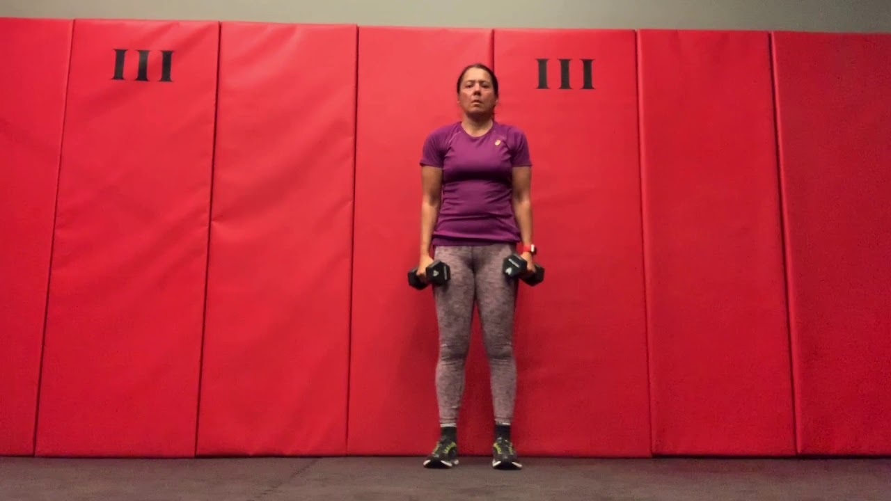 Dumbbell Lateral Raise Hold - YouTube