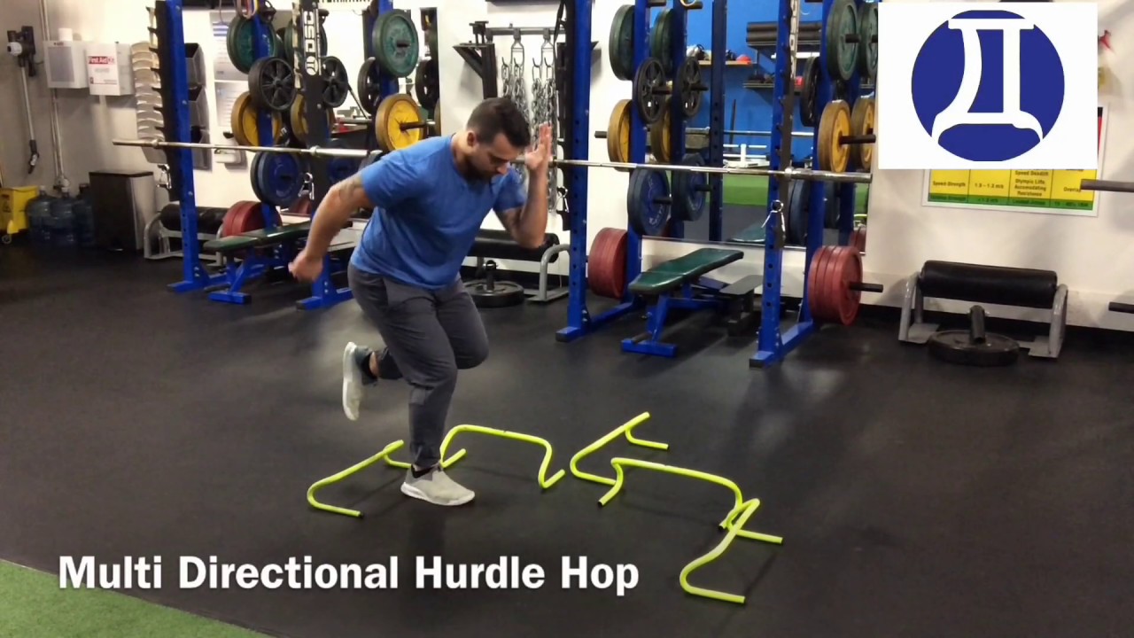 Multi Directional Hurdle Hop - YouTube