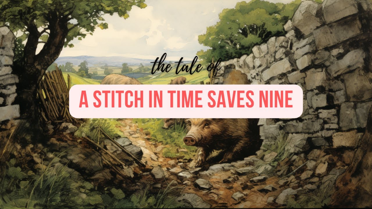 A Stitch in Time Saves Nine - Story & Meaning - YouTube